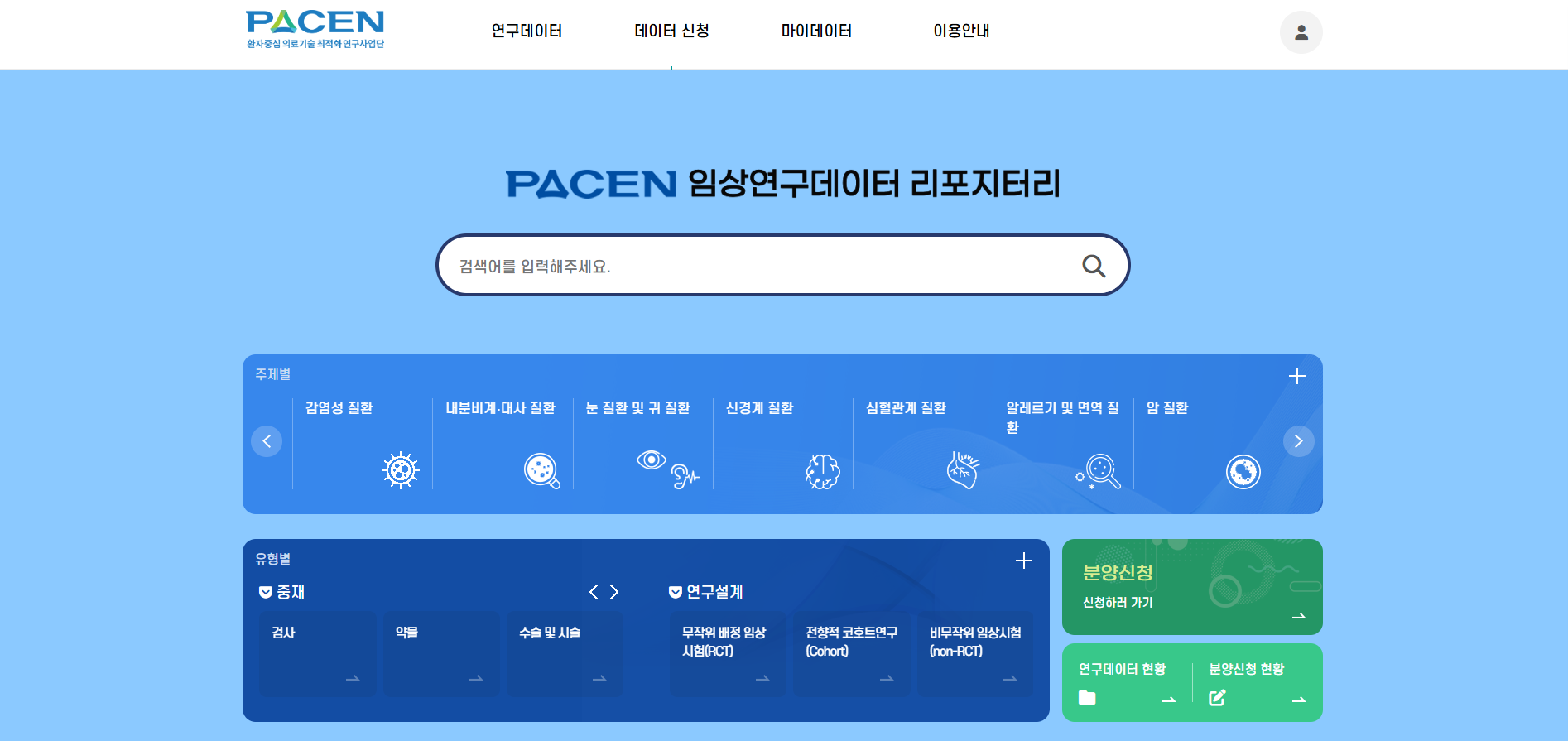 PACEN 임상연구데이터 리포지터리 공개, 공공 데이터 연구 활용 본격화 > 뉴스 | 한의신문